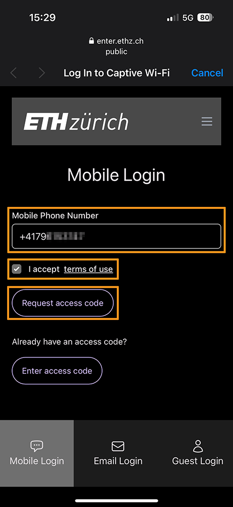 ETH Guest Wireless - IASS 2024